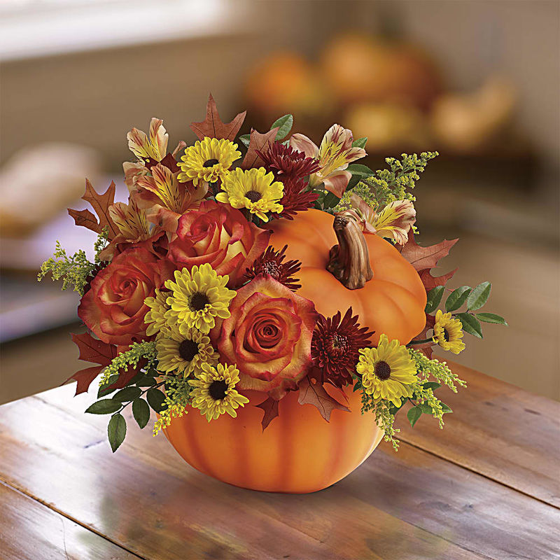 Teleflora's Warm Fall Wishes Bouquet a3694 | Flower Delivery | Flower Shop