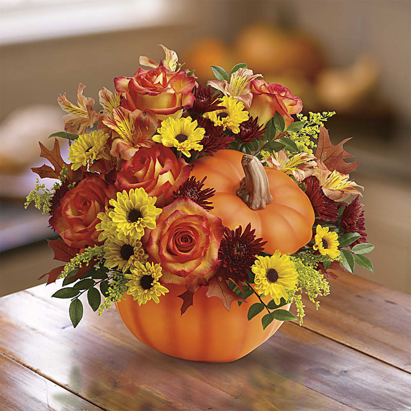 Teleflora's Warm Fall Wishes Bouquet a3694 | Flower Delivery | Flower Shop