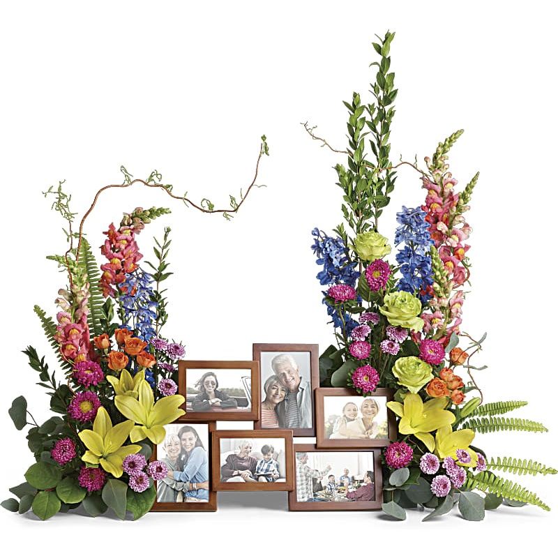 Colorful Reflections Funeral Collection By Teleflora a4018 | Flower ...